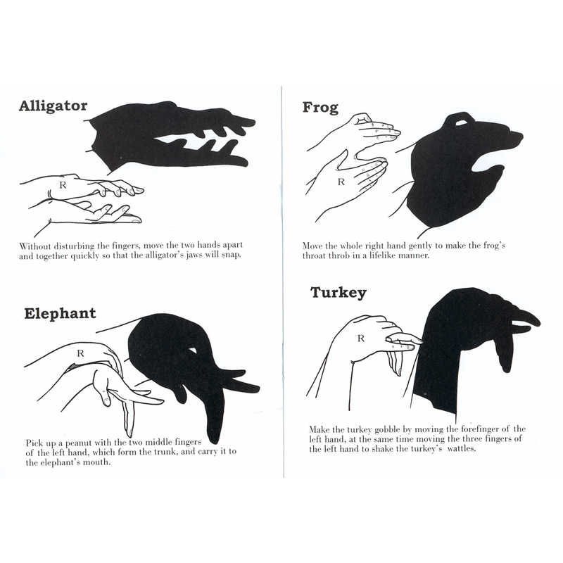 HAND SHADOWS BOOK - Little Lulubel