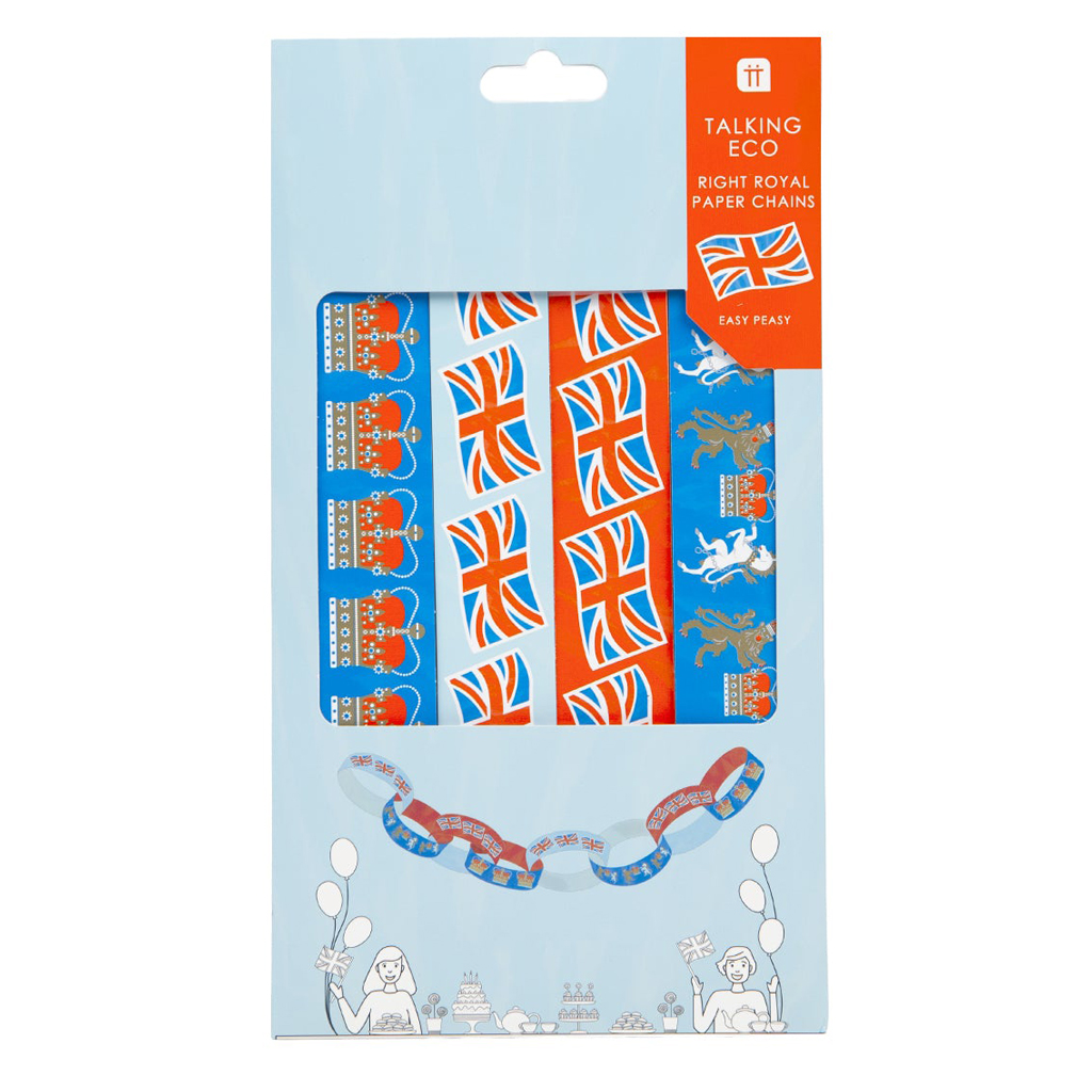 Royal Patriotic Paper Chain Kit - Little Lulubel