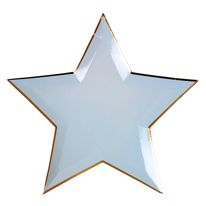 Colour star shaped plates - Little Lulubel